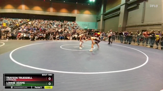 138 lbs Champ. Round 3 - Lonnie Adams, Churchill County vs Trayson ...