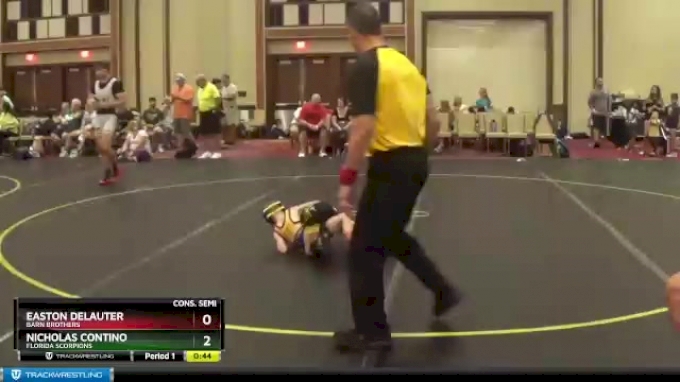 44 lbs Cons. Semi - Easton DeLauter, Barn Brothers vs Nicholas Contino ...