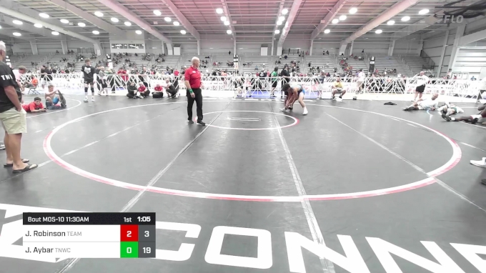 145 lbs Quarterfinal - Jaydon Robinson, Team Thunder vs Judah Aybar ...