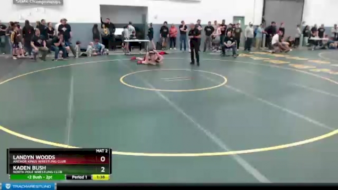 114 lbs Rr1 - Kaden Bush, NORTH POLE WRESTLING CLUB vs Landyn Woods ...