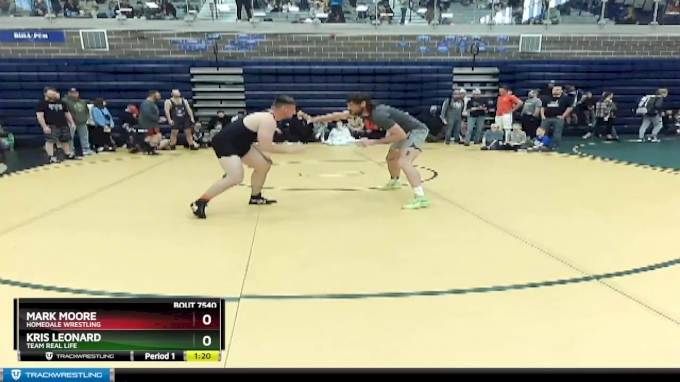 185 lbs Round 4 - Mark Moore, Homedale Wrestling vs Kris Leonard, Team ...