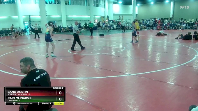 106 lbs Round 4 (10 Team) - Cain Mlinarsik, Canfield vs Cano Austin, Somerset Academy