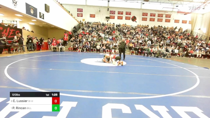 120 lbs Final - Charlie Lussier, Whitman-Hanson vs Peter Rincan, Billerica