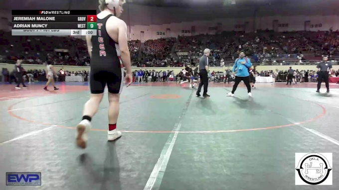 161 lbs Round Of 64 - Nathan Monroe, Mangum Wrestling vs Braxton ...