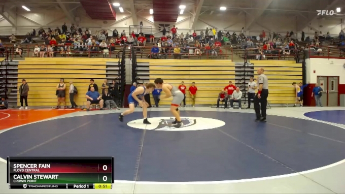 190 lbs Cons. Semi - Calvin Stewart, Crown Point vs Spencer Fain, Floyd ...