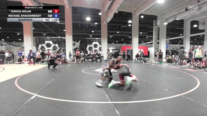 Masters B FS - 78 lbs Quarters - Joshua Nolan, Wolves Wrestling Club vs ...