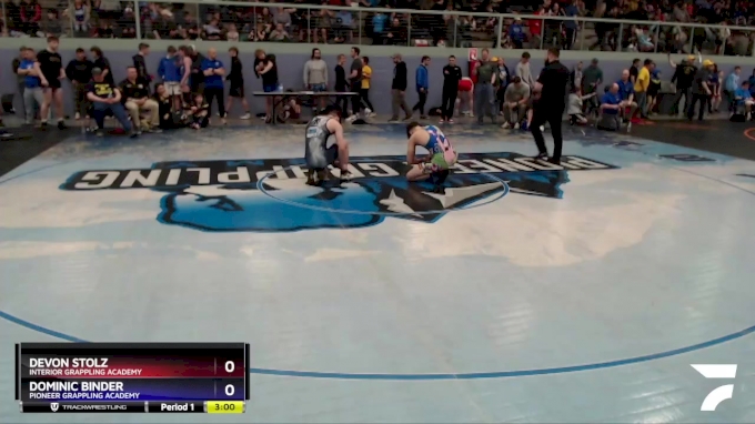160 lbs X Bracket - Dominic Binder, Pioneer Grappling Academy vs Devon ...