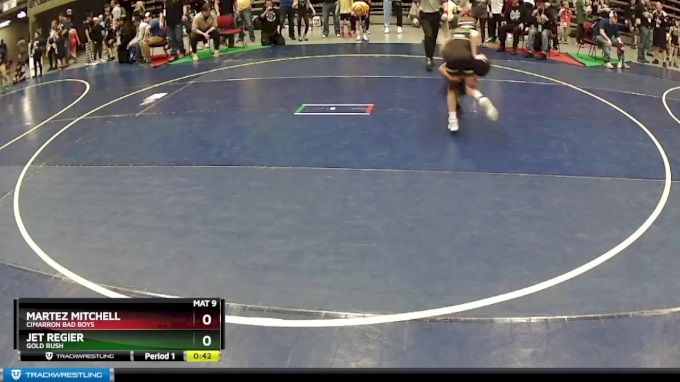 61 lbs Cons. Round 3 - Jet Regier, Gold Rush vs Martez Mitchell ...