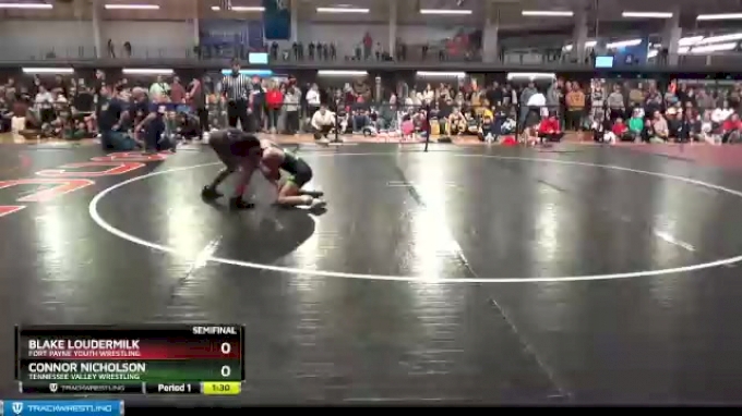 110 lbs Semifinal - Blake Loudermilk, Fort Payne Youth Wrestling vs ...