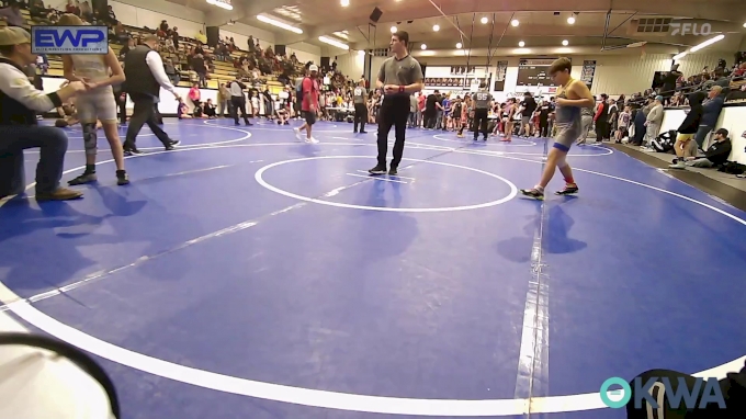 96 lbs Rr Rnd 3 - Gaige McKinney, Pryor Tigers vs Braxton Russell ...