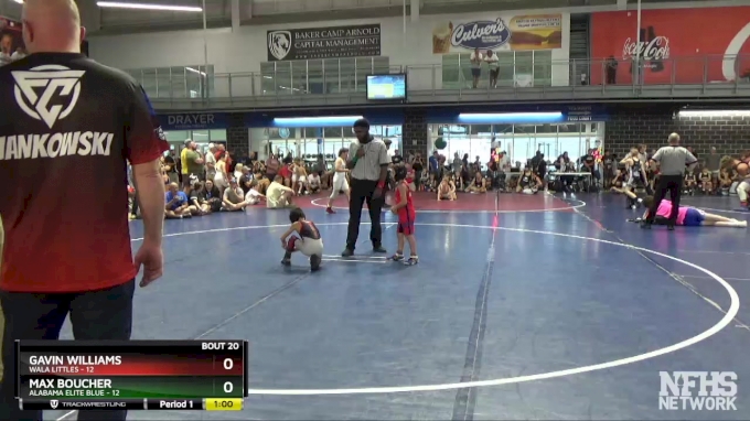 55 lbs Round 5 (8 Team) - Gavin Williams, WALA Littles vs Max Boucher, Alabama Elite Blue