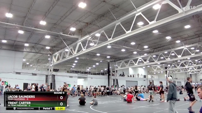 98 lbs Round 5 (8 Team) - Jacob Saunders, Team California vs Trent ...