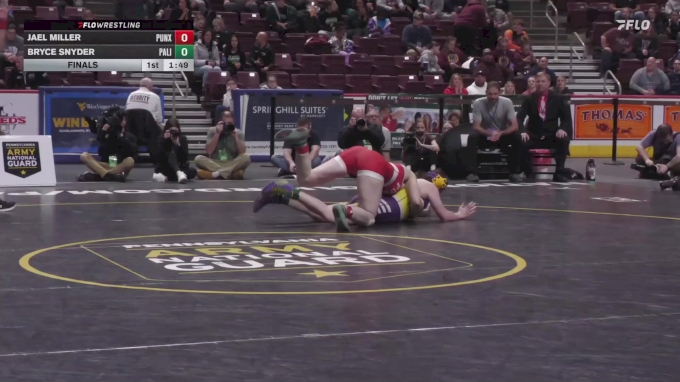 170 lbs Final - Jael Miller, Punxsutawney-G vs Bryce Snyder, Palisades-G