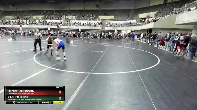 120 lbs Champ. Round 1 - Henry Simonson, Chippewa Elite Wrestling vs ...