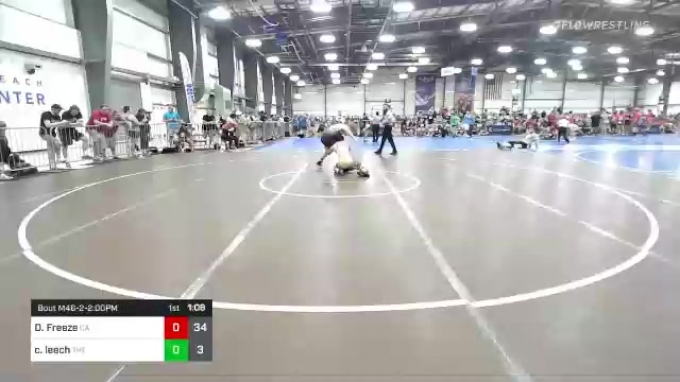 160 lbs Rr Rnd 2 - Davis Freeze, Combat Athletics Black vs Chase Leech ...