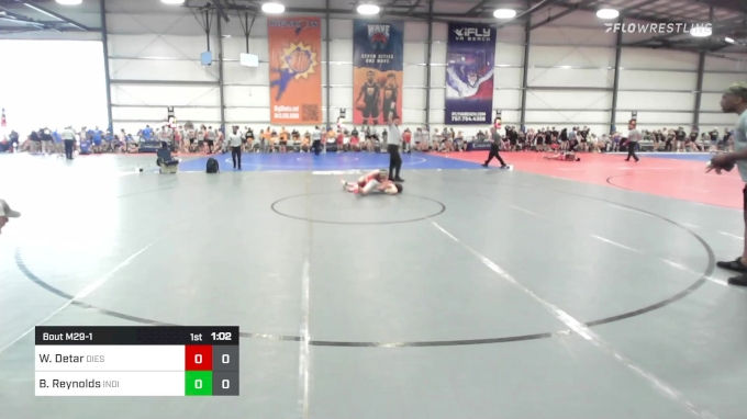 106 lbs Rr Rnd 1 - Will Detar, Diesel Too vs Braylon Reynolds, Indiana ...
