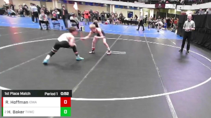 Boys 3rd-4th Grade - 93 1st Place Match - Ryder Hoffman, Iowa vs Holden ...