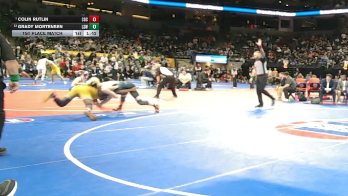 157 Class 4 lbs 1st Place Match - Colin Rutlin, Christian Brothers ...