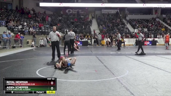 72 lbs 5th Place Match - Aiden Scheffer, SlyFox Wrestling Academy vs ...