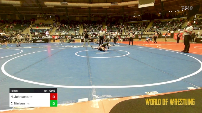 61 lbs Consi Of 16 #2 - Nash Johnson, Greater Heights Wrestling vs Coy ...