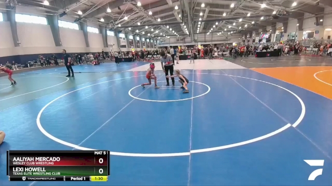 58 lbs Round 5 - Aaliyah Mercado, Wesley Club Wrestling vs Lexi Howell ...