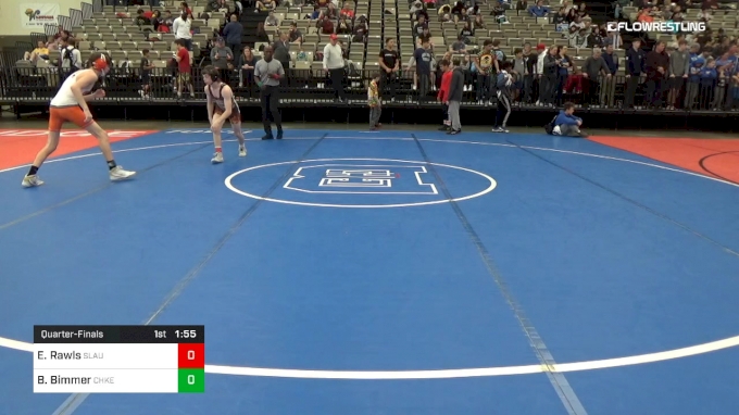 115 lbs Quarterfinal - Evan Rawls, Slaughterhouse vs Brady Bimmer, Cherokee