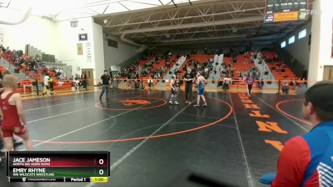 82-86 lbs Quarterfinal - Jace Jameson, North Big Horn Rams vs Emry ...