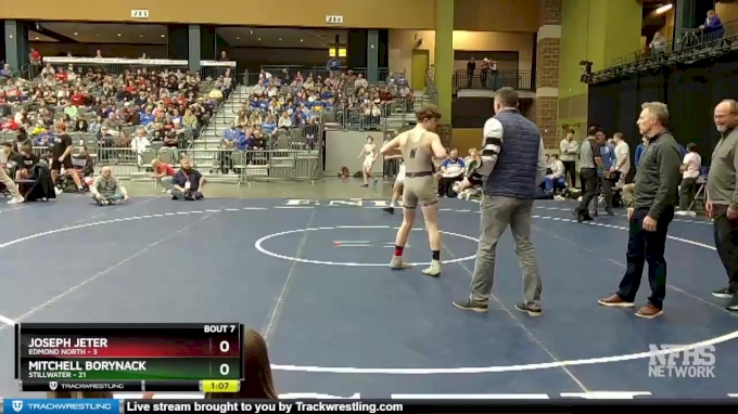 138 lbs Finals (8 Team) - Joseph Jeter, Edmond North vs Mitchell ...
