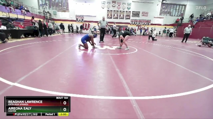 155 lbs Champ. Round 1 - Reaghan Lawrence, EXCELSIOR SPRINGS vs Aireona ...