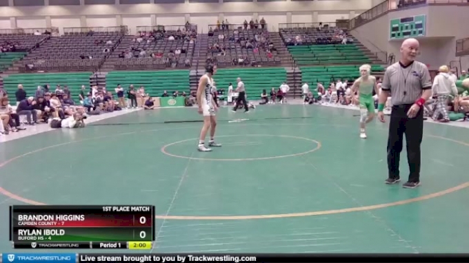 120 lbs 1st & 3rd (16 Team) - Brandon Higgins, Camden County vs Rylan ...