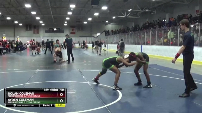 105 lbs Cons. Round 4 - Ayden Coleman, Peer Pressure Elite Wrestling vs ...