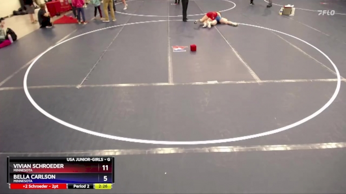5th Place Match - Vivian Schroeder, Minnesota vs Bella Carlson, Minnesota