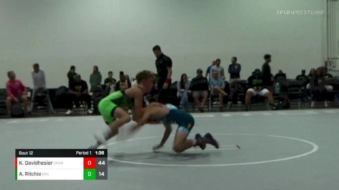 100 lbs Round 4 (6 Team) - Kole Davidhesier, Spartan RTC Elite/BOTE vs ...