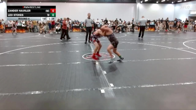 95 lbs Round 4 - Leo Stokes, Tomahawk Wrestling vs Zander Hausler ...