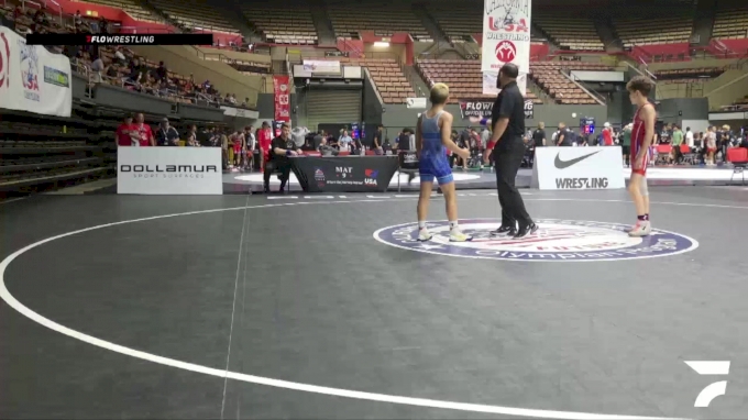 Champ. Round 1 - Jay T Farrell, Spring Hills Wrestling vs James Liera ...