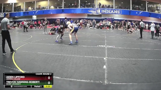 133 lbs Champ. Round 2 - Trevon Hawkins-Robertson, Keiser University vs ...