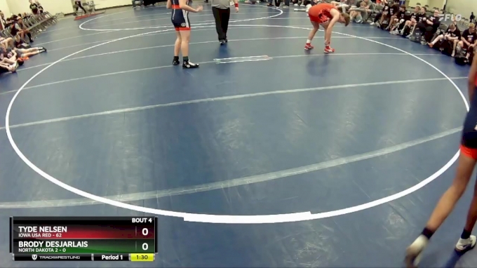 160 lbs Round 2 (6 Team) - Tyde Nelsen, Iowa USA Red vs Brody ...