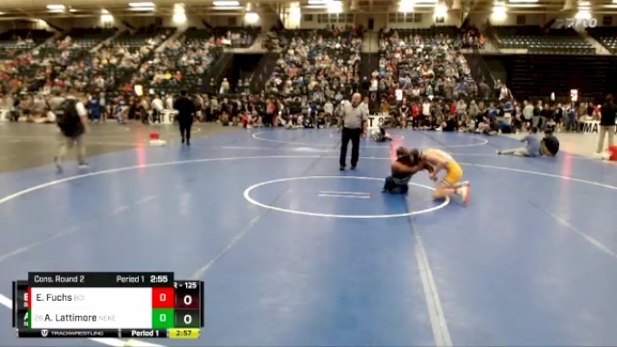 125 lbs Cons. Round 2 - Adonis Lattimore, Nebraska-Kearney vs Evan ...