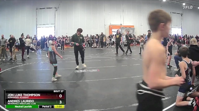 85 lbs Quarterfinal - Hudson Hamet, Eastside Youth Wrestling vs Judah ...