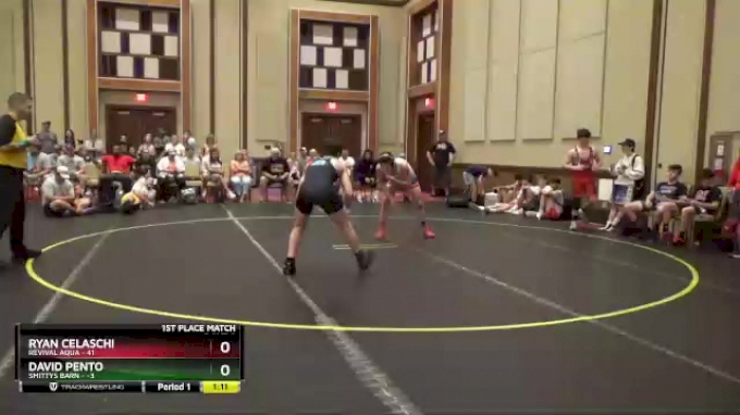 150 lbs Finals (8 Team) - Ryan Celaschi, Revival Aqua vs David Pento ...