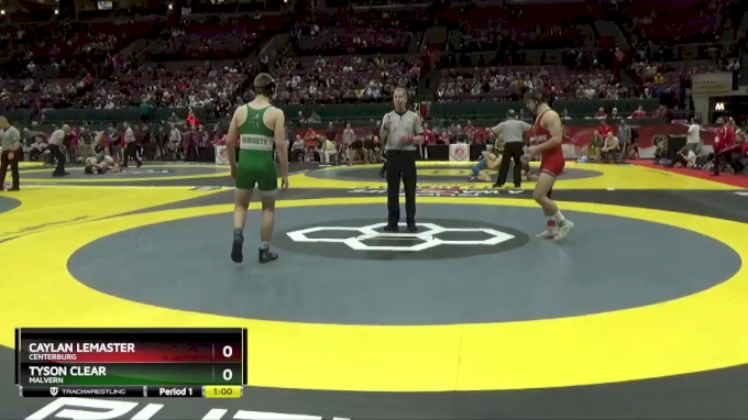 D3-157 lbs Cons. Round 3 - Tyson Clear, Malvern vs Caylan LeMaster ...