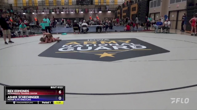 125 lbs Semifinal - Rex Edmonds, McDominate Training Center vs Asher ...