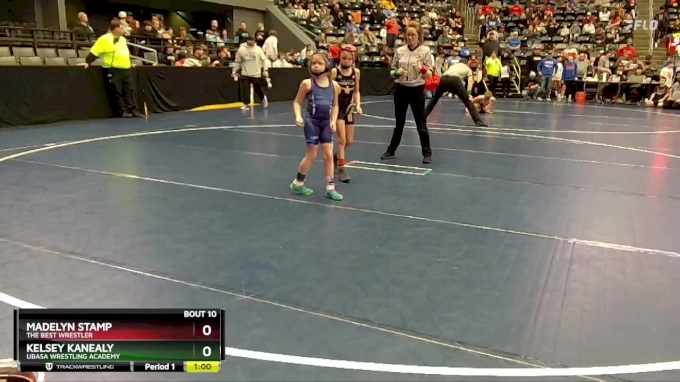 55 lbs Round 1 - Madelyn Stamp, The Best Wrestler vs Kelsey Kanealy ...