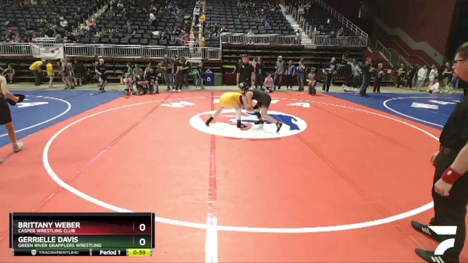 140 lbs 3rd Place Match - Brittany Weber, Casper Wrestling Club vs ...