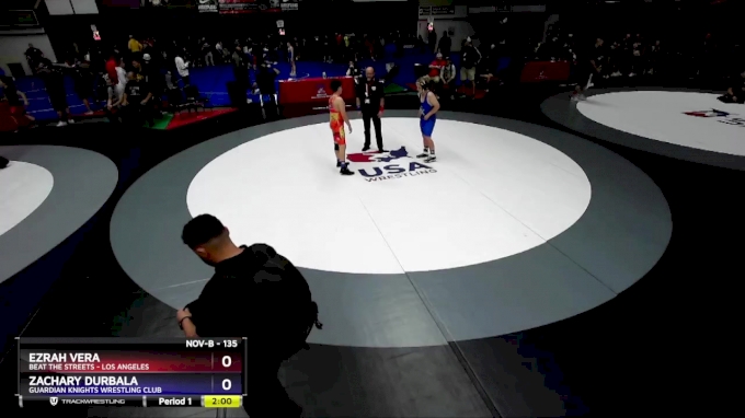 135 lbs Round 1 - Ezrah Vera, Beat The Streets - Los Angeles vs Zachary ...