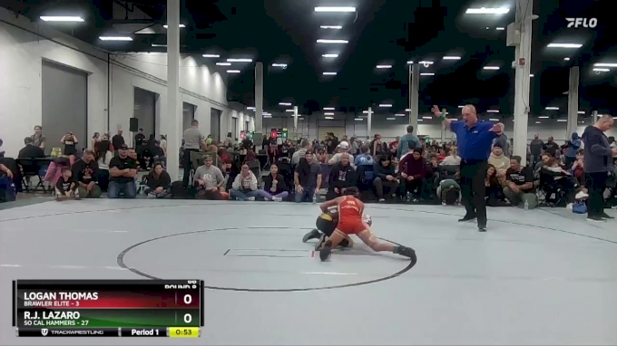 68 lbs Round 8 (10 Team) - R.J. Lazaro, So Cal Hammers vs Logan Thomas ...