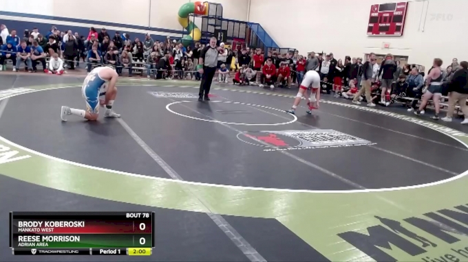 189 lbs Champ. Round 1 - Brody Koberoski, Mankato West vs Reese ...