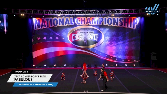 Texas Cheer Force Elite - Fabulous [2024 Novice Exhibition (Cheer) Day ...
