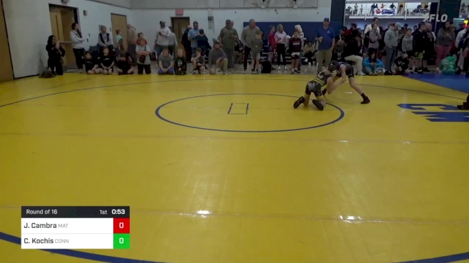 66 lbs Round Of 16 - John Cambra, Mat Assassins vs Corbin Kochis ...