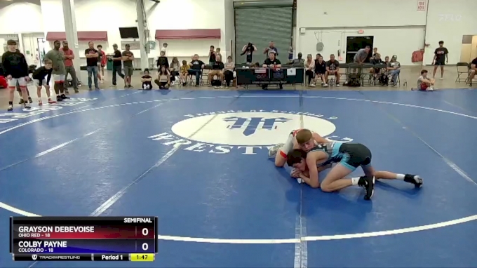 114 lbs Semis & 1st Wrestleback (8 Team) - Grayson Debevoise, Ohio Red ...